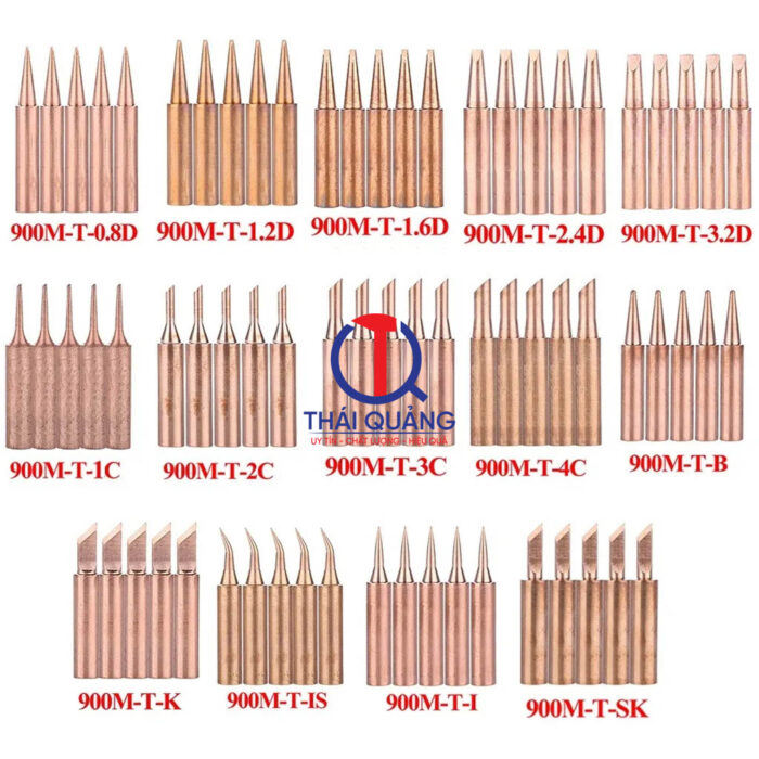 Tổng quan về đầu mũi hàn thiếc, tip hàn, mũi hàn thay thế | Thái Quảng