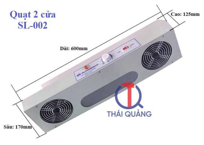Quạt khử ion SL-002 (2 cửa) Dr. Schneider PC | Thái Quảng
